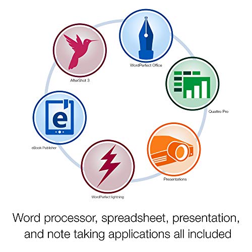 Corel WordPerfect Office 2020 Standard | Word Processor, Spreadsheets, Presentations | Newsletters, Labels, Envelopes, Reports, Fillable PDF Forms, eBooks [PC Disc] [Old Version]