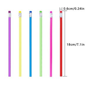 36 PCS Flexible Bendy Pencils,Colorful Soft Pencils with Erasers,Magic Bendable Pencils for Kids Gifts and Reward