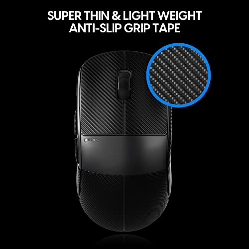 Pulsar Gaming Gears X2 Wireless Anti Slip Mouse, Anti-Slip Tape Set, Polymer, Ultra Thin, Clean Removable 3M Tape for X2, Thin Type