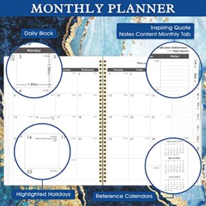 2023-2025 Monthly Planner/Calendar - Jul. 2023 - Jun. 2025, 2 Year Monthly Planner 2023-2025, 9" × 11" Calendar Planner 24 Months with Tabs, Twin-Wire Binding, Double-Side Pocket, Holiday ＆ Note Pages