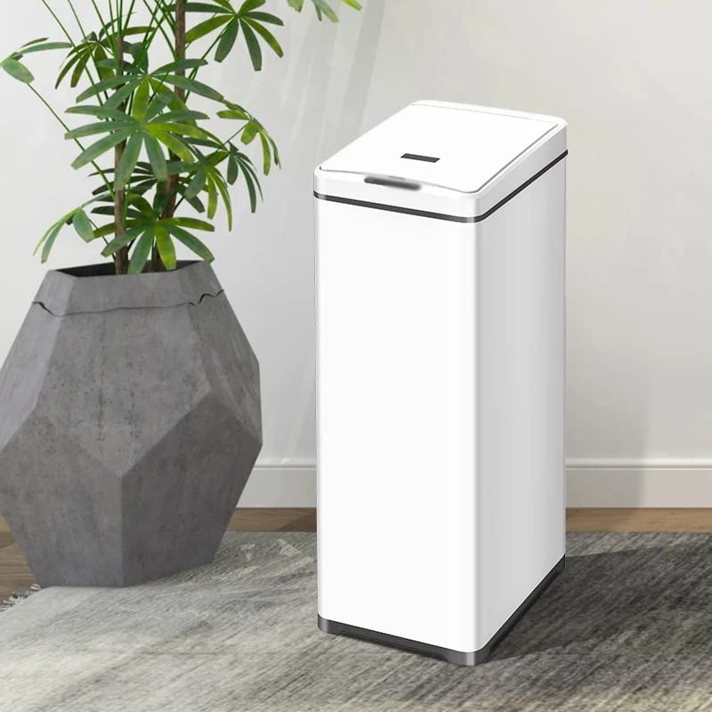 CXDTBH Intelligent Induction Trash Can Large Size Commercial Home Hotel Office Lobby Airport Storage Waste Bins Smart Kitchen