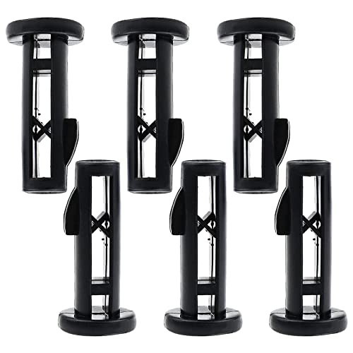 Trash Can Latch，6 Pcs Rash Can Latch 62mmx16mm Black Plastic Fit for 240L Household and Commercial Wheelie Trash Bins