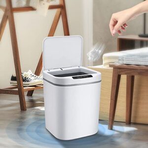 CXDTBH Touch-Free Trash Cans Smart Infrared Motion Sensor Waste Bin for Kitchen Bathroom Garbage Car Storage Box