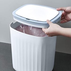 UNNIQ Trash can, Waterproof Sensor Trash Can, Bathroom Trash Bin with Lid, Office Touchless Garbage Can