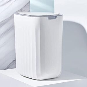 UNNIQ Trash can, Waterproof Sensor Trash Can, Bathroom Trash Bin with Lid, Office Touchless Garbage Can