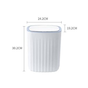 UNNIQ Trash can, Waterproof Sensor Trash Can, Bathroom Trash Bin with Lid, Office Touchless Garbage Can