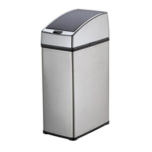 dhtdvd smart trash bin induction automatic ir sensor dustbin induction rubbish can household waste bins cleaning accessories (color : white-fruit peach5, size : 4l)