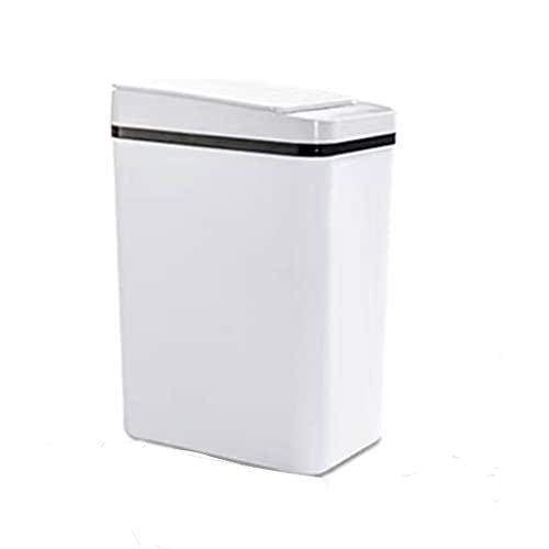 DHTDVD Smart Trash Can for Bathroom Kitchen Automatic Wastebasket Waterproof Trash Waste Bins