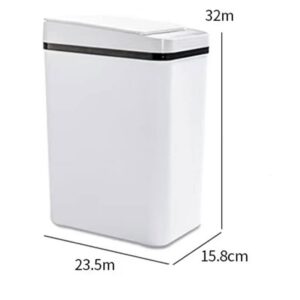 DHTDVD Smart Trash Can for Bathroom Kitchen Automatic Wastebasket Waterproof Trash Waste Bins