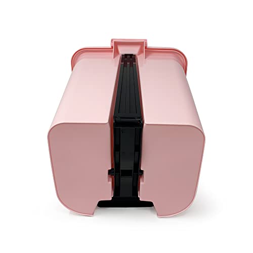 PLASTIFIC 7.5L Foot Pedal Bin Dustbin Rubbish Paper Waste Kitchen Office Plastic Bins (Pink with Black Removable Inner Bucket)…