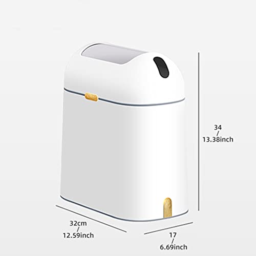 DOUBAO Automatic Garbage Bin 9L Bathroom Toilet Garbage Bin with Lid Smart Sensor Kitchen Rubbish Smart Trash Can