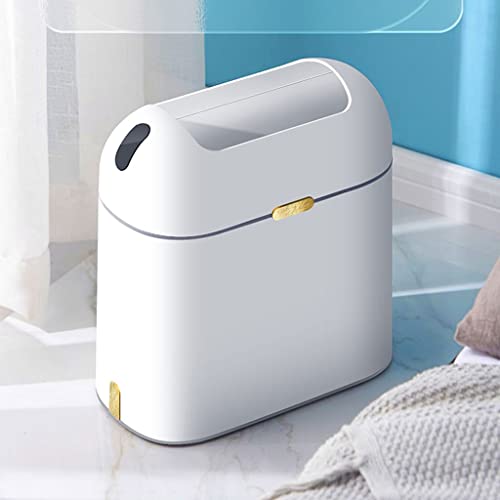 DOUBAO Automatic Garbage Bin 9L Bathroom Toilet Garbage Bin with Lid Smart Sensor Kitchen Rubbish Smart Trash Can