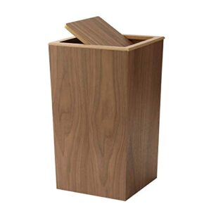 wsllk under sink trash can japanese garbage bin luxury styling living room bedroom office home wastepaper wooden trash bin can