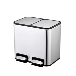 zhuhw tall silent storage square trash waste bin recycling outdoor kitchen accessories garbage bin