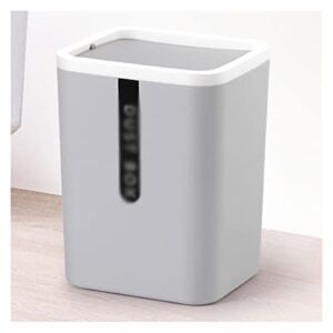 feer creative mini small waste bin desktop garbage basket home table plastic office supplies trash can dustbin sundries barrel box (color : a, size : 12.4 * 10.8 * 16cm)