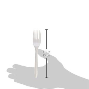 Sunset Medium Weight Plastic Forks, 1000 Count