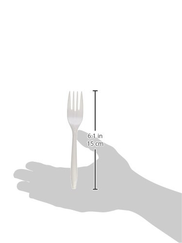 Sunset Medium Weight Plastic Forks, 1000 Count