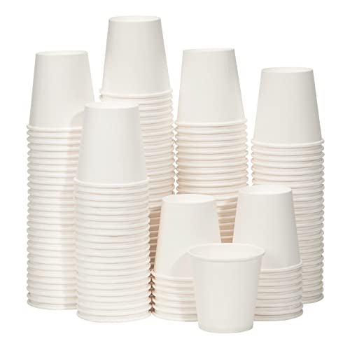 RACETOP 3 oz Paper Cups Bathroom [600 count], Bathroom Cups Disposable, Mouthwash Cups, Small Snack Cups, Ideal for Bathroom, Home,Party