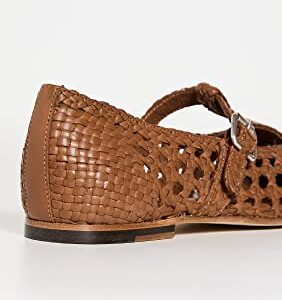 Freda Salvador Women's Fiona Flats, Caramel Woven, Tan, Brown, 11 Medium US