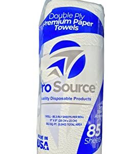 Paper Towel Rolls 11"x9" 2 Ply Sheets, 85 Sheets/Roll, 3 Rolls, Great for home, shops, kitchens & bathrooms