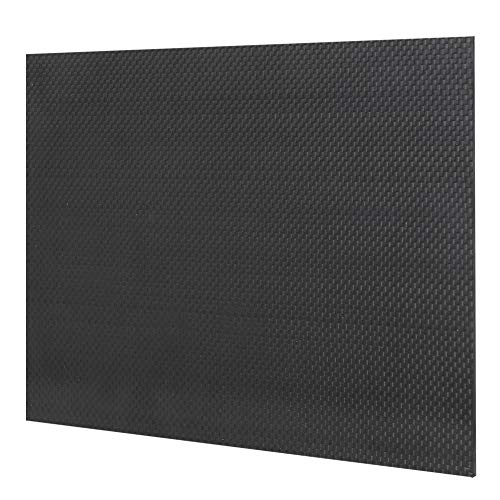 Carbon Fiber Board, High Hardness Carbon Fiber Sheet for Helicopter(Bright 230 * 170 * 1.5 mm)