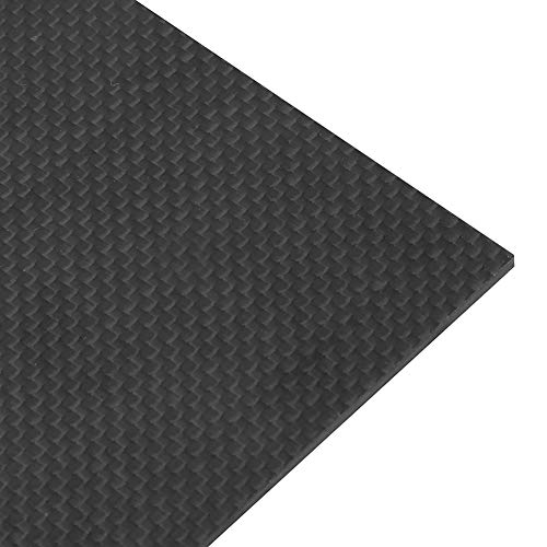 Carbon Fiber Board, High Hardness Carbon Fiber Sheet for Helicopter(Bright 230 * 170 * 1.5 mm)