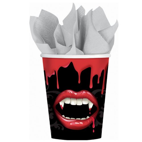 Amscan - Fangtastic Halloween 9 oz. Paper Cups