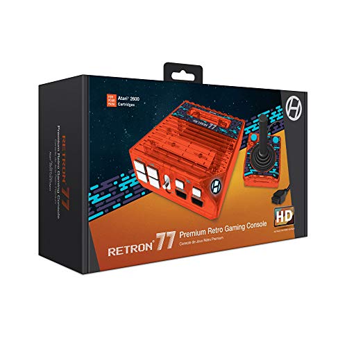 Hyperkin RetroN 77: HD Gaming Console for Atari 2600 (Retro Amber) - Not Machine Specific & Ranger Adapter for Multiple Paddles Compatible with RetroN 77/ Atari 2600 - Not Machine Specific