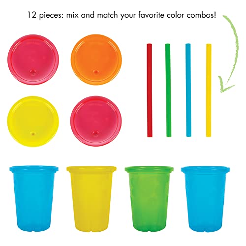 Take & Toss Straw Cups 10 Oz - 4 Pack