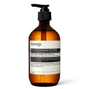 aesop resurrection aromatique hand wash | 500ml/16.9 oz | paraben, cruelty-free & vegan