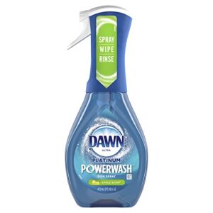 dawn platinum powerwash dish spray, dish soap, apple scent, 16oz