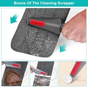 Spray Mop for Floor Cleaning with 3pcs Washable Pads - Wet Dry Microfiber Mop with 800 ml Refillable Bottle for Kitchen Wood Floor Hardwood Laminate Ceramic Tiles Floor Dust Cleaning