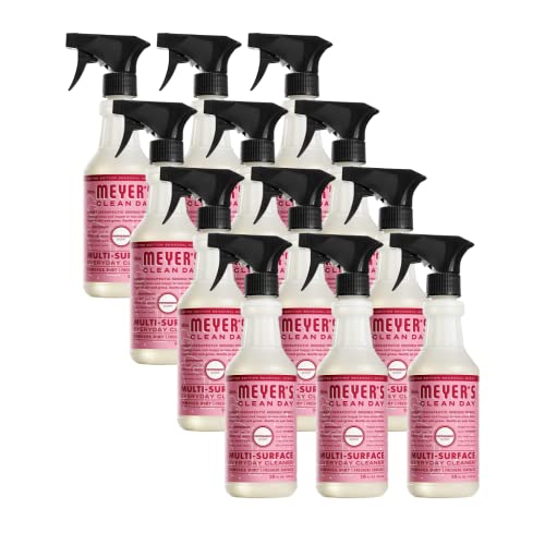 MRS. MEYER'S CLEAN DAY Multi-Surface Cleaner, Peppermint, 16 Fl Oz. (Pack of 12)