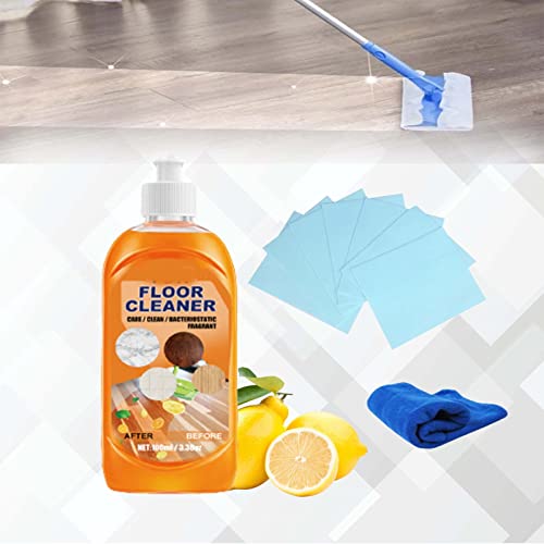 DIZHIGE Momeng Floor Cleaner, Honifee Floor Cleaner Solution, NML Floor Cleaner, Powerful Decontamination Floor Cleaner, Wood Floor Cleaner and Polish, Multipurpose Cleaning Concentrate, 100ml (1)