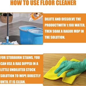 Momeng Floor Cleaner, Momeng Floor Cleaner Orange, Honifee Floor Cleaner Solution, NML Floor Cleaner, VML Powerful Decontamination Floor Cleaner, All-Purpose Wood Marble Ceramic Floor Cleaner (3PCS)