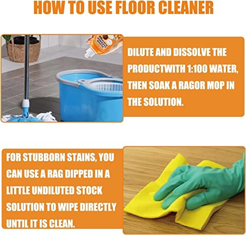 Momeng Floor Cleaner, Momeng Floor Cleaner Orange, Honifee Floor Cleaner Solution, NML Floor Cleaner, VML Powerful Decontamination Floor Cleaner, All-Purpose Wood Marble Ceramic Floor Cleaner (3PCS)