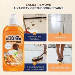 Momeng Floor Cleaner, Momeng Floor Cleaner Orange, Honifee Floor Cleaner Solution, NML Floor Cleaner, VML Powerful Decontamination Floor Cleaner, All-Purpose Wood Marble Ceramic Floor Cleaner (3PCS)