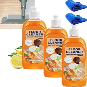 Momeng Floor Cleaner, Momeng Floor Cleaner Orange, Honifee Floor Cleaner Solution, NML Floor Cleaner, VML Powerful Decontamination Floor Cleaner, All-Purpose Wood Marble Ceramic Floor Cleaner (3PCS)