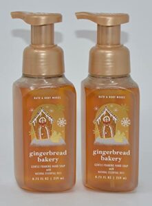 bath body works gentle foaming hand soap gingerbread bakery bundle of 2 lot 8.75 fl oz