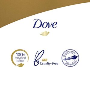 Dove Nourishing Hand Sanitizer 99.99% Effective Against Germs Shea Butter and Warm Vanilla Antibacterial Gel with 61% Alcohol and Lasting Moisturization For Up to 8 Hours, 8 Fl Oz (Pack of 4)