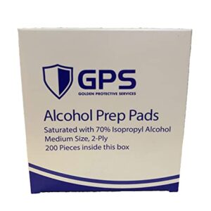 Sterile Alcohol Prep Pads,Medium, Qty 200