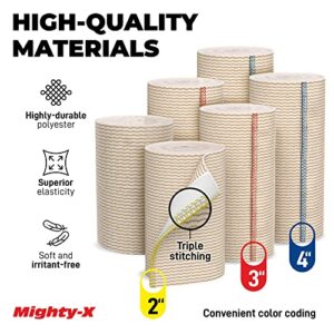 Premium Elastic Bandage Wrap with Self-Closures – 6pk(2x2”, 2x3", 2x4") – Compression Bandage Wrap