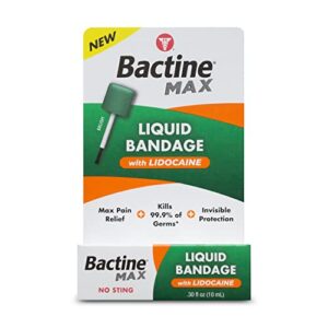 bactine max liquid bandage with lidocaine.30 fl. ounce