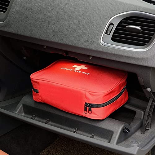 240 Piece First Aid Kit Bag All Purpose Emergency Survival Home Car Office College Dorm Room Travel Camping Outdoor Boating Essential Medical Bag