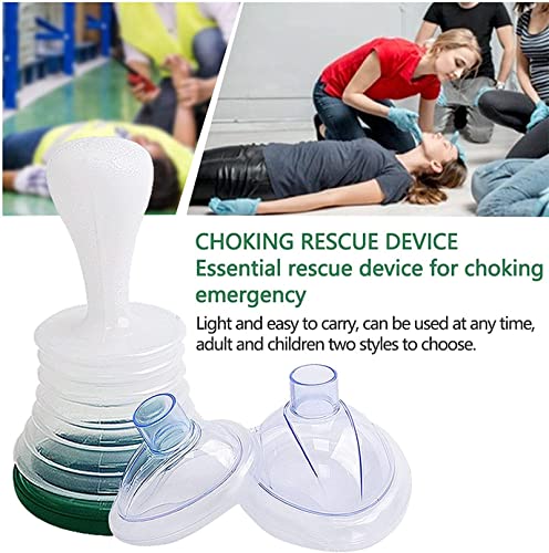 2023 New 3 PCS Choking Rescue Device - Professional Anti-Choking Device for Kids and Adults - Portable CPR Training Suction Anti Choking Device First Aid Kit for Removing Blocked Objects