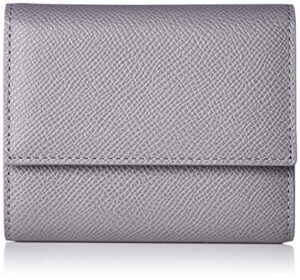 kingz(キングズ) men’s embossed wallet (trifold), grey (grey marl)