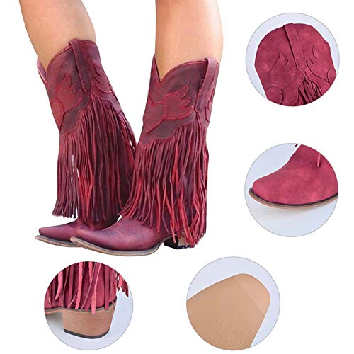 High Heel Stiletto Lace up Booties Zipper Women Warm Round Shoes Keep Heel Toe Vintage Boots Long Boots for Women