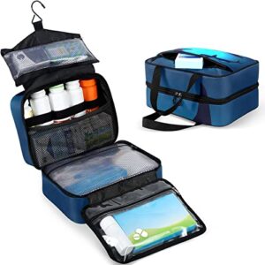 Naanle Medicine Storage Bag Floating Sharks Empty Large Family First Aid Box Pill Bottle Organizer for Home Office Car Outdoor Travel Camping Emergency Medical Supplies