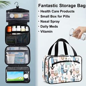 Naanle First Aid Bag Ethnic Llama Alpaca Empty Medium Medicine Storage Bag Emergency Treatment Medical Bags Travel Medicine Bag Pill Bottle Organizer for Vitamin Supplement