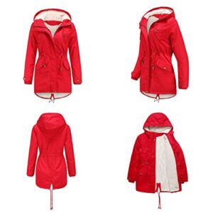 jjhaevdywomen’s inside fleece zip up hoodies long tunic sweatshirts jackets fashion plus size hoodie with pockets